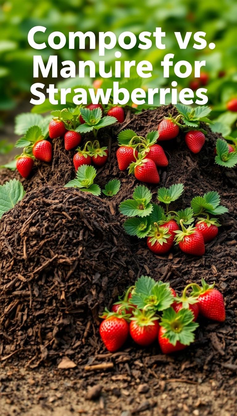 Fertilizing Your Strawberry Garden Organically: Compost vs. Manure