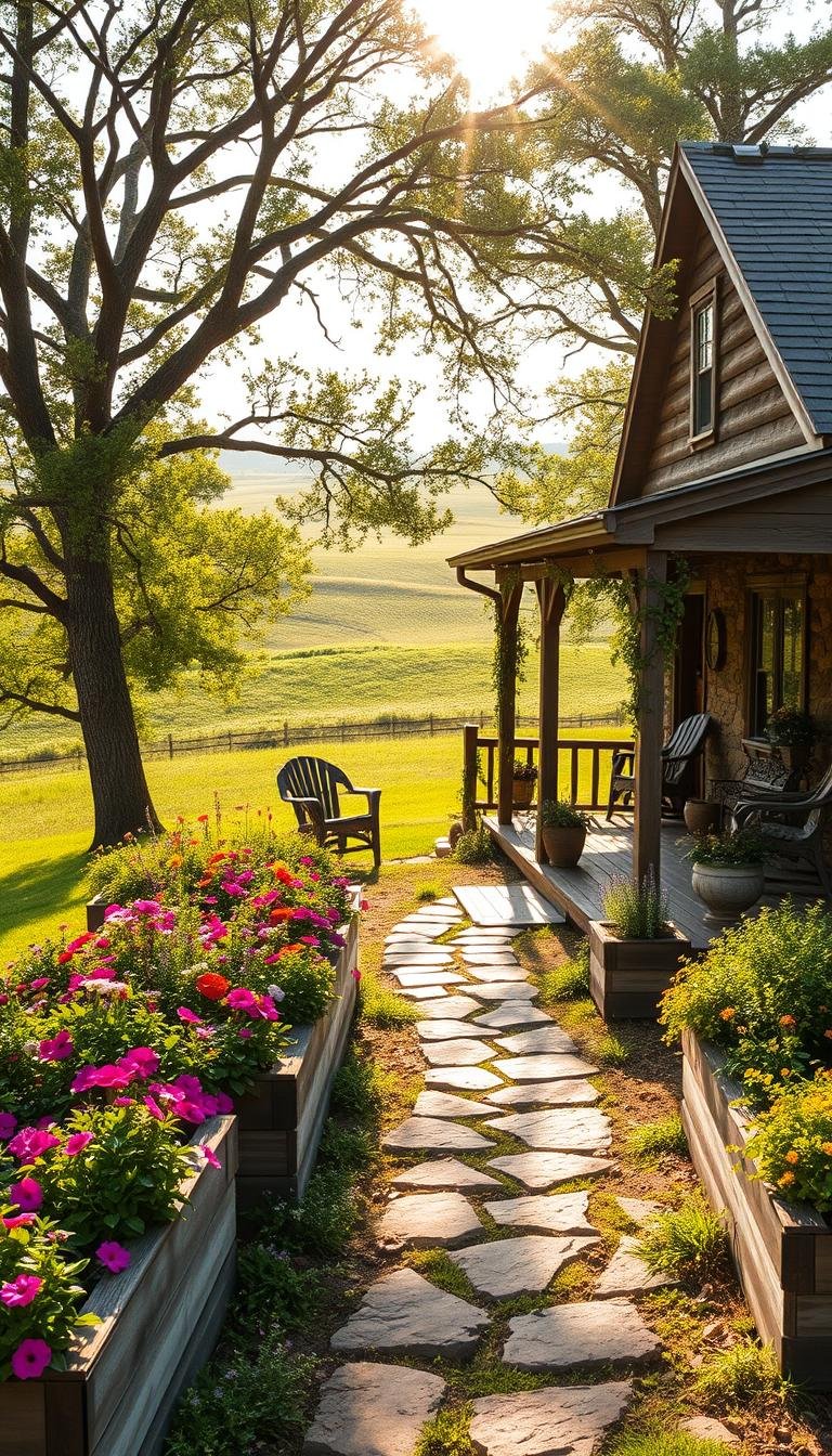 Rustic Farmhouse Garden Design: Embracing a Cozy, Country Look