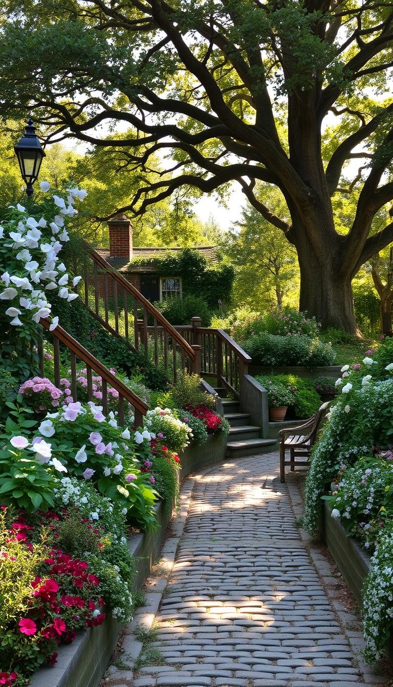 Cottage Garden Borders on a Slope: Terracing Tips and Plant Pairings