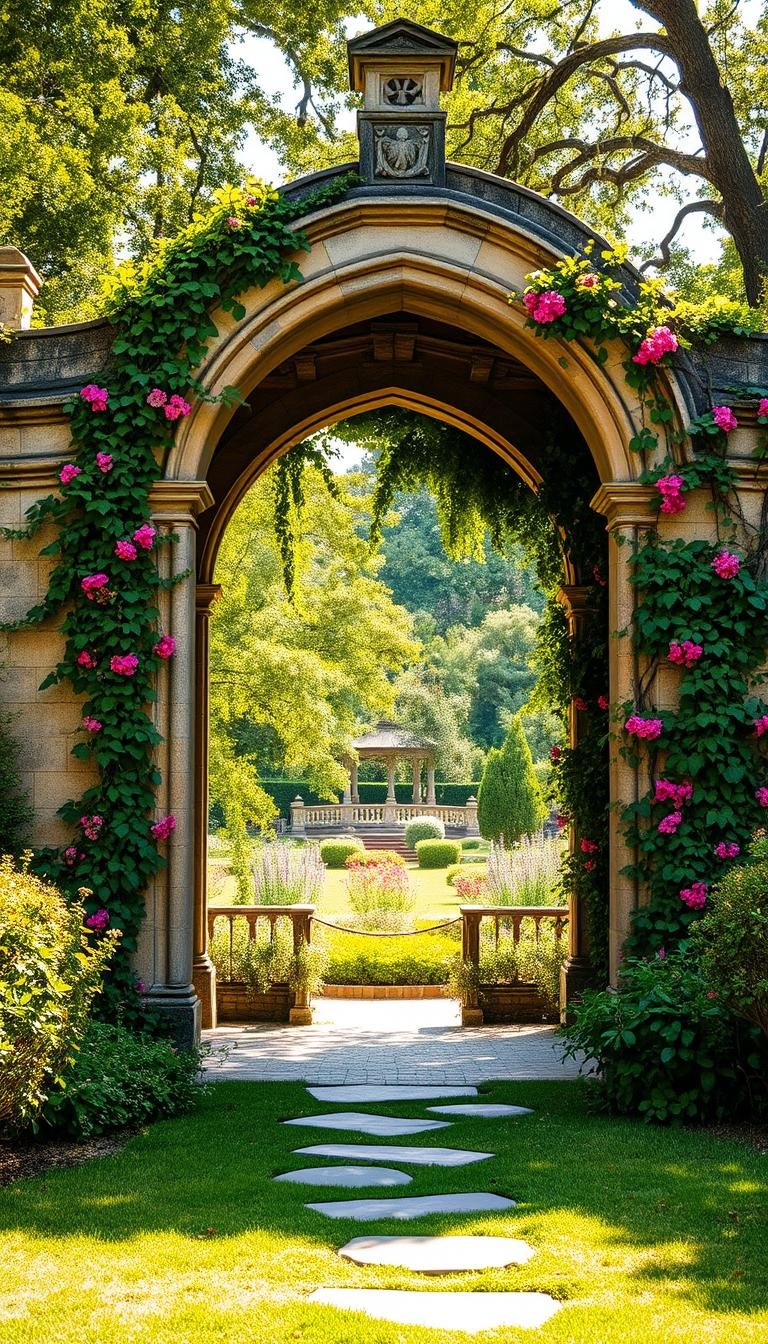 Flower Arch Garden Feature: Building a Picturesque Focal Point