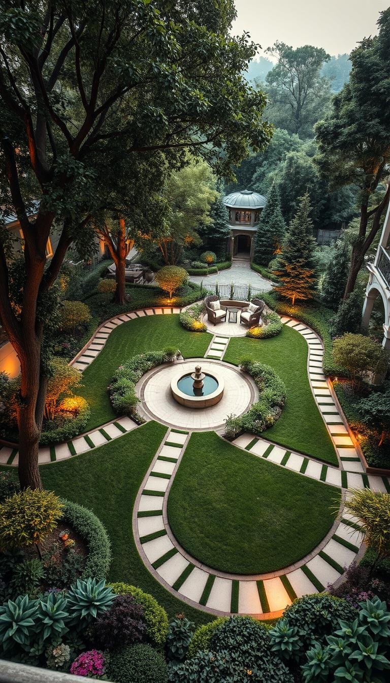 Plan a Wide Garden Design Layout That Maximizes Outdoor Space